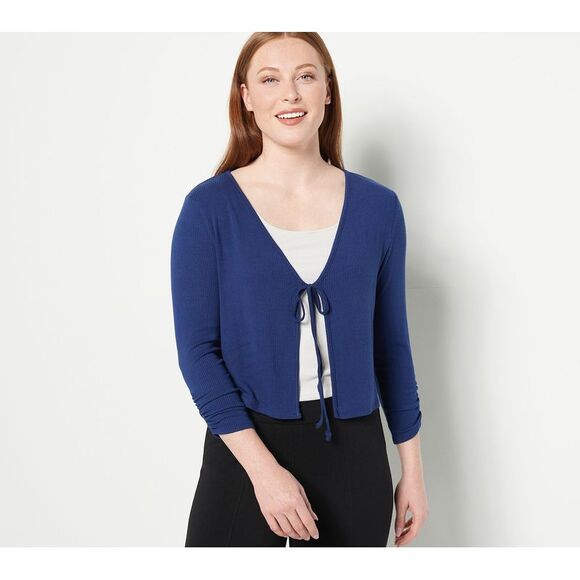 Truth + Style | Tops | Truth Style Knit Tie Front Cropped Cardigan ...